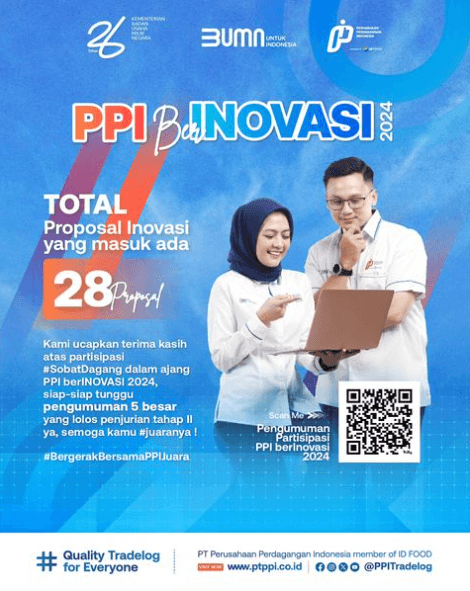 Pengumuman PPI BerInovasi 2024 | PT PPI - Quality Tradelog For Everyone